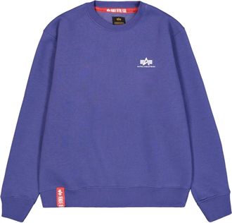 Alpha Industries Alpha Industries Herren Basic Sweater Small Logo Sweatshirt, Night Purple, XL
