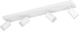 Eglo Connect.z Smart-Home LED Deckenlampe Melitello-Z, Deckenstrahler mit 4 Spots, ZigBee, Matter, App und Sprachsteuerung Alexa, warmweiß-kaltweiß, RGB, D