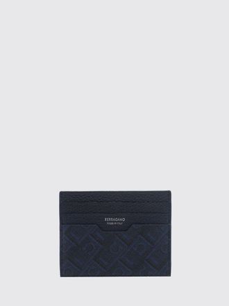 Ferragamo Portefeuille Homme couleur Bleu