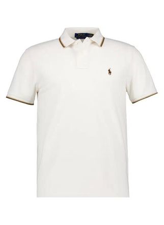 Polo Ralph Lauren Herren Polo-Shirt wei&szlig; Slim Fit
