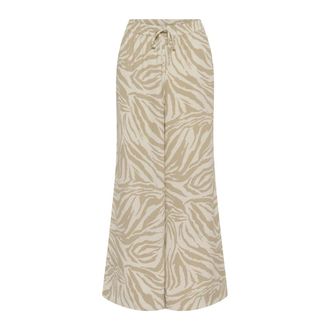 Soaked In Luxury Weite Hosen - - Trousers - Damen - Mehrfarbig - L