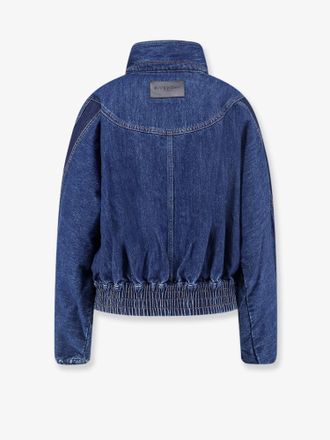 Givenchy Womens Denim Jacket Blue Cotton