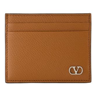 Valentino Garavani Homme, Accessoires, Brun, Taille: ONE Size Porte-cartes VLogo Signature