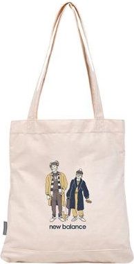 New Balance Unisexe Graphic Tote en Beige, Polyester, Taille OSZ
