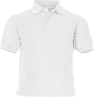 Fruit Of The Loom Fruit of the loom Jungen 65/35 Polo Kids Poloshirt, Wei&szlig; (White 000), 152 (Herstellergr&ouml;&szlig;e: 12-13)