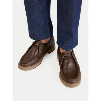 Guess Halbschuhe Guess Jeans EO-FOX-03 MI08 Dunkelbraun