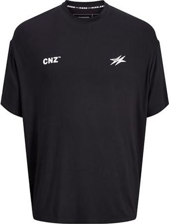 Jack & Jones T-Shirt de Sport Cnz Jcocnz Berlin pour Homme, Noir, L