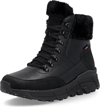 Rieker Bottes & Bottines Femme W0063, Pointure:41 EU, La Couleur:Noir