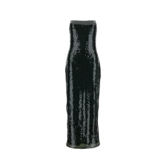 Rotate Pailletten Maxikleid im Slip-Stil - - Dresses - Damen - Gr&uuml;n - L