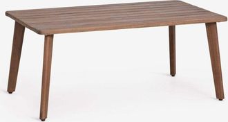 Sklum Table basse rectangulaire de jardin 90x50 cm en bois dacacia Kaela SKLUM
