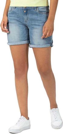 Timezone Damen Regular Alexatz Shorts,per Pack Blau (Bleached Blue wash 3371),W32(Herstellergröße:32)