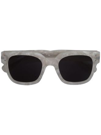 Amiri lunettes de soleil &agrave; monture carr&eacute;e - Blanc