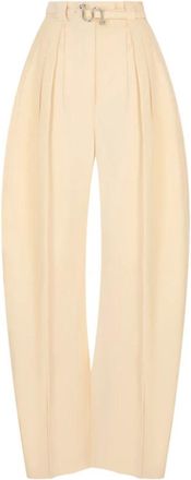 Sportmax Femme, Pantalons, Beige, Taille: 36 FR Idoneo Pantalon Large