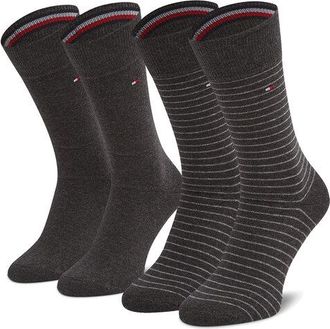 Tommy Hilfiger Lange Socken 100001496 Grau