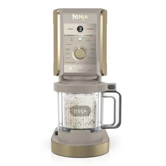 Ninja CREAMi Deluxe Eismaschine mit 2 Beh&auml;ltern, 10 Funktionen, Dessert & Ice Cream Maker f&uuml;r Eiscreme, Sorbet, Frozen Joghurt, Milchshakes, Slushi, 2-in-1 