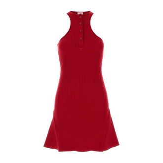 Courr&egrave;ges Rotes Kleid aus Viskosemischung - - Dresses - Damen - Rot - XS