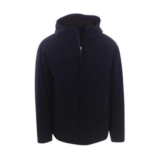 Herno Kurzer Glatt Daunenmantel - - Jackets - Herren - Blau - XL