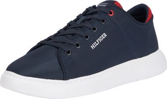 Tommy Hilfiger Herren Cupsole Sneaker Lightweight Mesh Schuhe, Blau (Desert Sky), 46