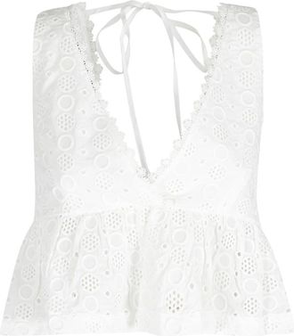 Pinko Pinko, Femme, Tops, Blanc, Taille: 40 FR Kiersen Top