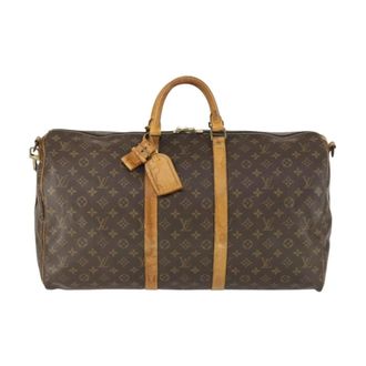 Louis Vuitton unisex, Pre-owned, Brun, Taille: ONE Size Sac de voyage Keepall Bandouli&egrave;re Pre-owned