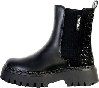 Kaporal Femme Crissy Basket, Noir-Strass, 41 EU