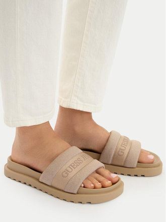Guess Pantoletten EO-GJ2123 Dunkelbeige