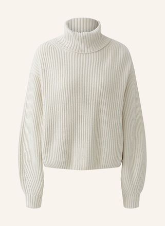 Oui Rollkragenpullover weiss