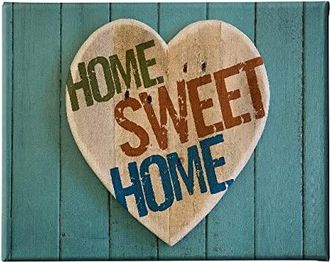 Homemania HM20KNV45x70-80 Zitate für Wohnzimmer, Schlafzimmer, mehrfarbiges Polyester, Holz, 45 x 3 x 70 cm