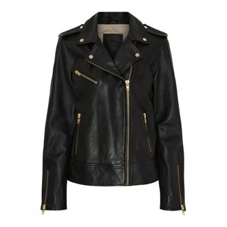 Notyz Bikerjacke - - Jackets - Damen - Schwarzk - 2XL
