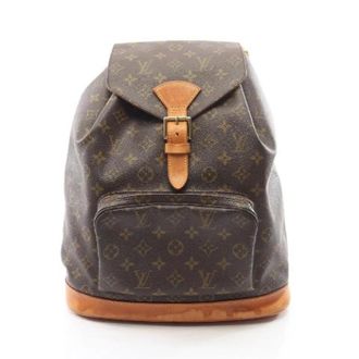 Louis Vuitton Pre-owned Montsouris Monogram Rucksack - - Pre-owned - Damen - Braun - ONE SIZE