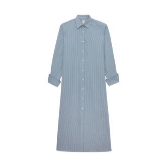 Ines De La Fressange Femme, Robes, Bleu, Taille: 38 FR Douglas Shirt Dress