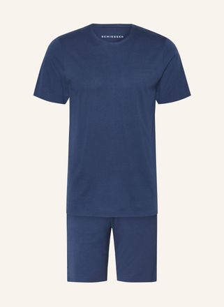 Schiesser Shorty-Schlafanzug Modern Bonded blau