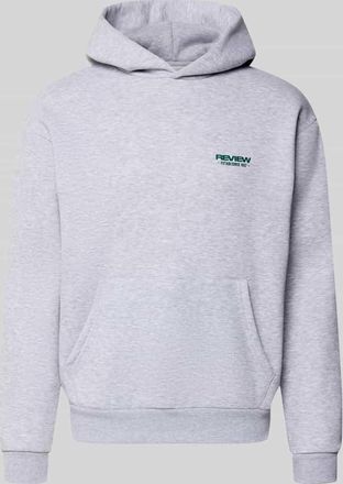 Review Regular Fit Hoodie aus Baumwoll-Mix mit Logo-Print