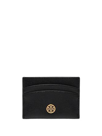 Tory Burch Robinson Kartenetui mit Logo-Schild - Schwarz