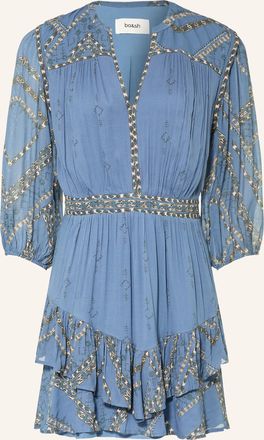 BA&SH Ba&Sh Kleid Poly Mit 3/4-Arm Und R&uuml;schen blau