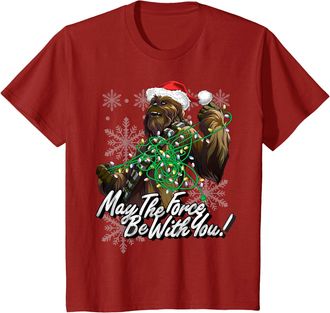 Star Wars Chewie Weihnachten Force Is With You Holiday T-Shirt