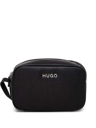 HUGO BOSS sac à bandoulière à logo - Noir