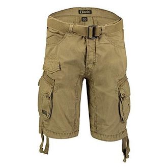 Canadian Peak Pirate Men - Bermuda Homme Casual Coton - Shorts Hommes Sport Poches Cargo - Bermudas Chino Short Court A Ceinture - Poche Taille Normale Confortable 