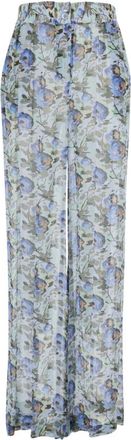 Semicouture Femme, Pantalons, Bleu, Taille: 38 FR Pantalon Imprim&eacute;