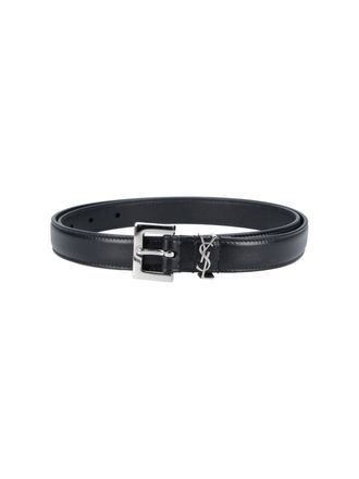 Saint Laurent Thin Belt Cassandre