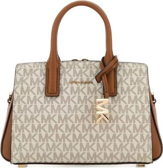 Michael Michael Kors extra small Laila monogram tote bag - Nude