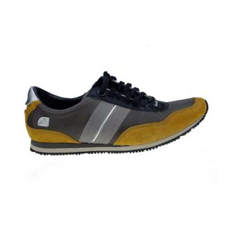 Clarks Homme, Chaussures, Jaune, Taille: 40 EU Baskets Lacées en Cuir Souple