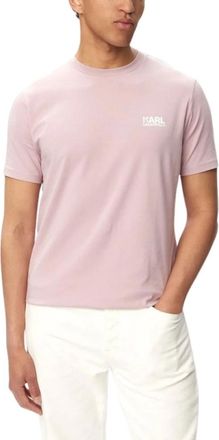 Karl Lagerfeld Rundhals-T-Shirt - - Tops - Herren - Rosa - L