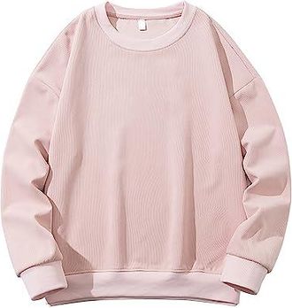 Generic Sweat-shirt uni l&eacute;ger &agrave; manches longues pour homme - Sweat &agrave; capuche &agrave; manches longues pour lext&eacute;rieur - V&ecirc;tements pour entra&icirc;nement int&eacute;rieur et ext&eacute;