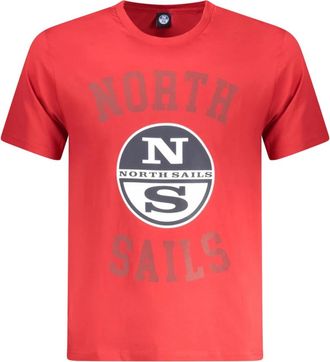 North Sails Kurz&auml;rmeliges T-Shirt - - Tops - Herren - Rot - 2XL