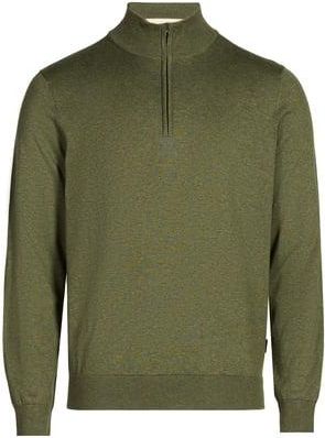 Fa&ccedil;onnable Pull en coton et soie