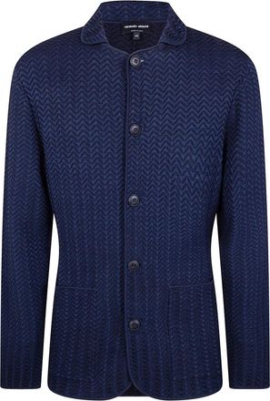 Giorgio Armani Homme, Chemises, Bleu, Taille: L Classic Jacket