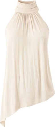 Patrizia Pepe Femme, Tops, Beige, Taille: 36 FR Blouse Dos Nu