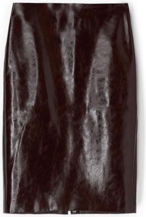 Motivi Femme, Jupes, Rouge, Taille: 42 FR Midi Bodycon Skirt