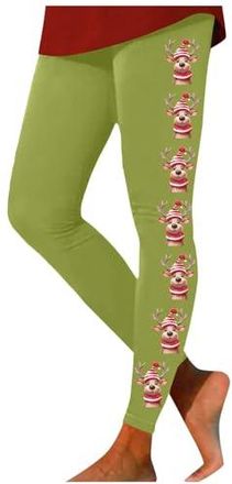 Generic Legging de No&euml;l pour femme, legging de compression taille haute, pantalon dentra&icirc;nement de No&euml;l, pantalon de yoga, pantalon de carri&egrave;re pour femme, ve
